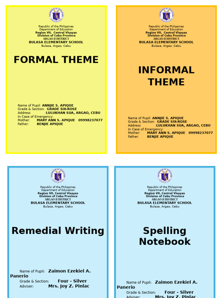 COVER NOTEBOOK 2026-2027 | PDF | Philippines