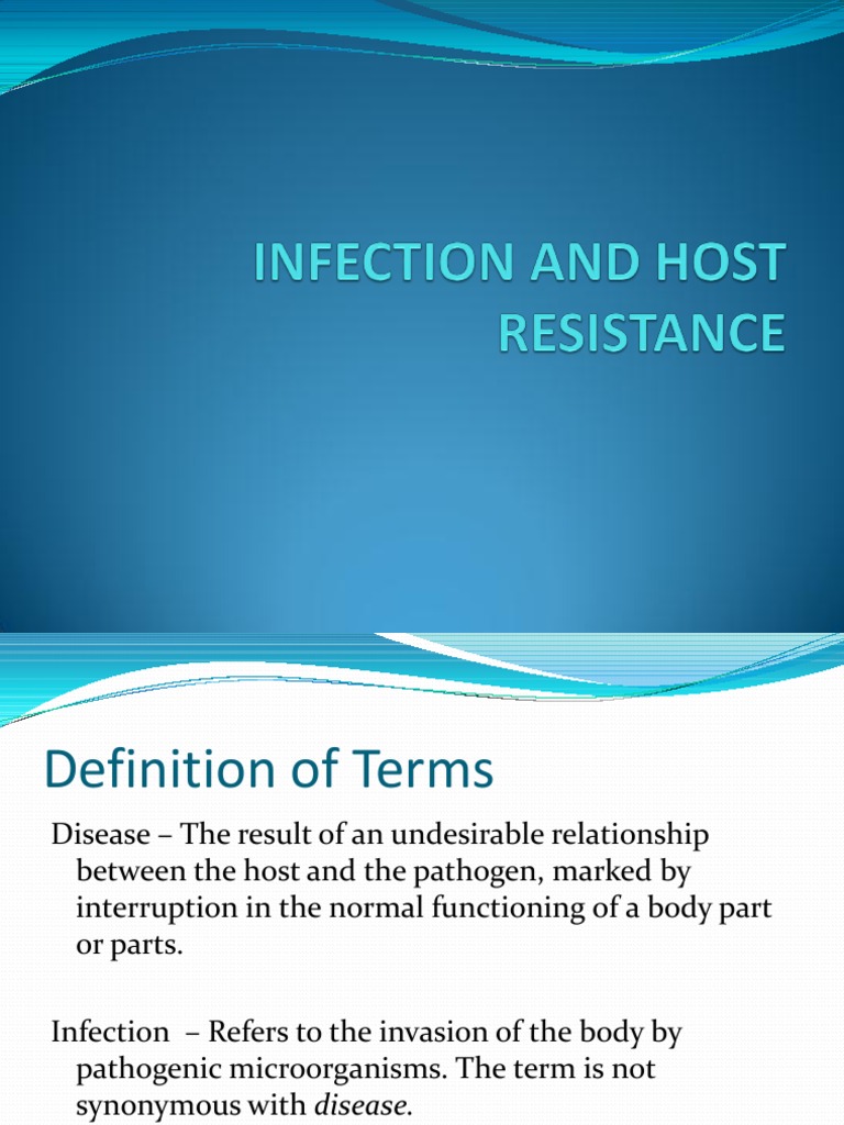Infection and Host Resistance | PDF | Infection | Immune System