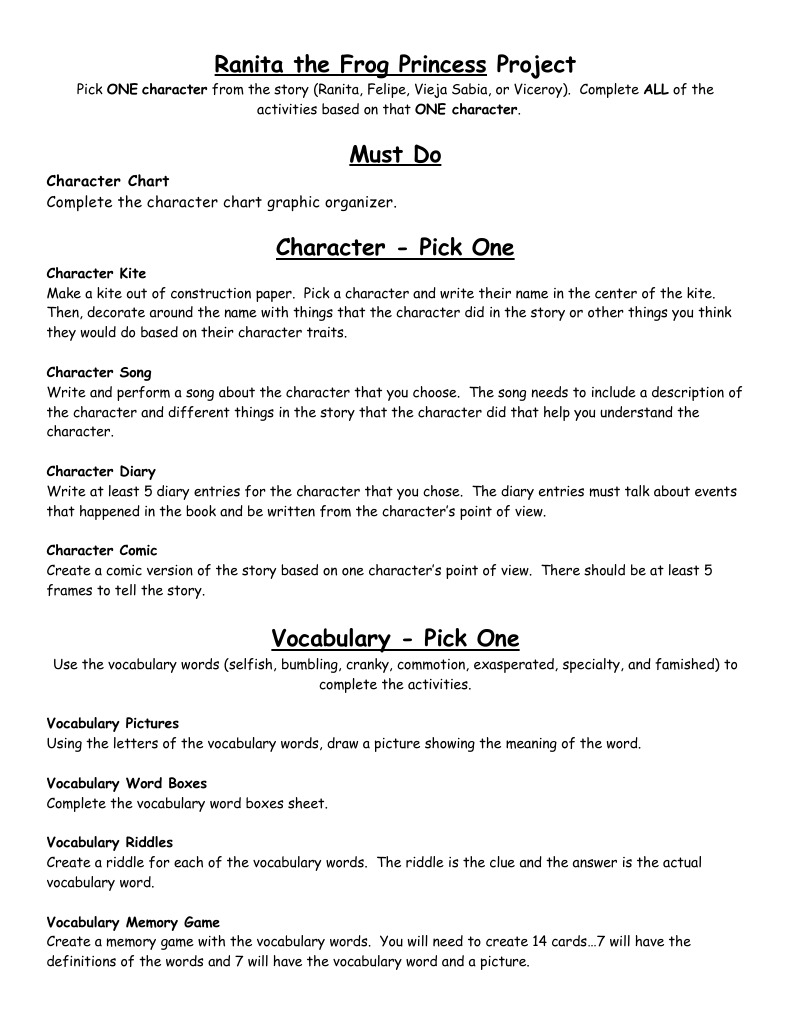 Ranita The Frog Princess Project | PDF | Linguistics | Cognition