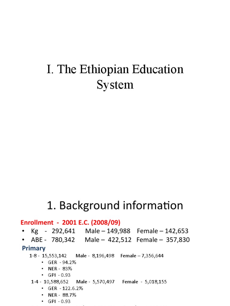 Ethiopian Education System