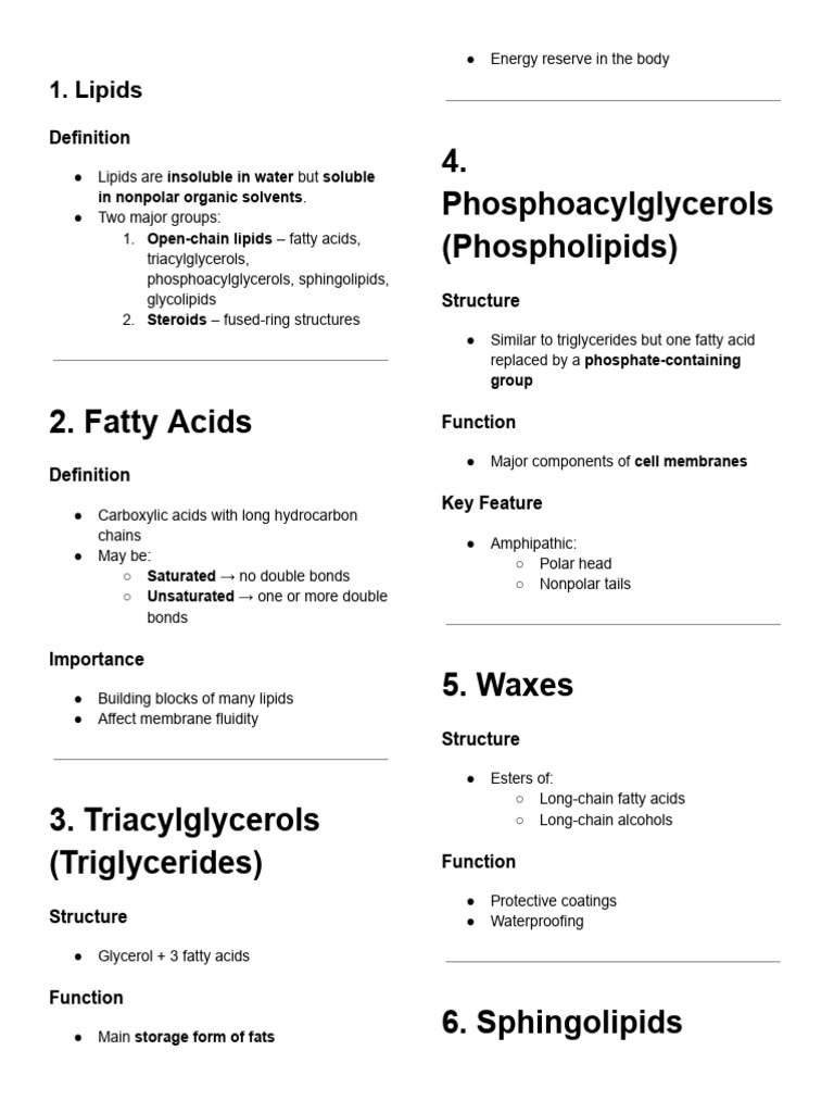Lipids | PDF | Cell Membrane | Lipid