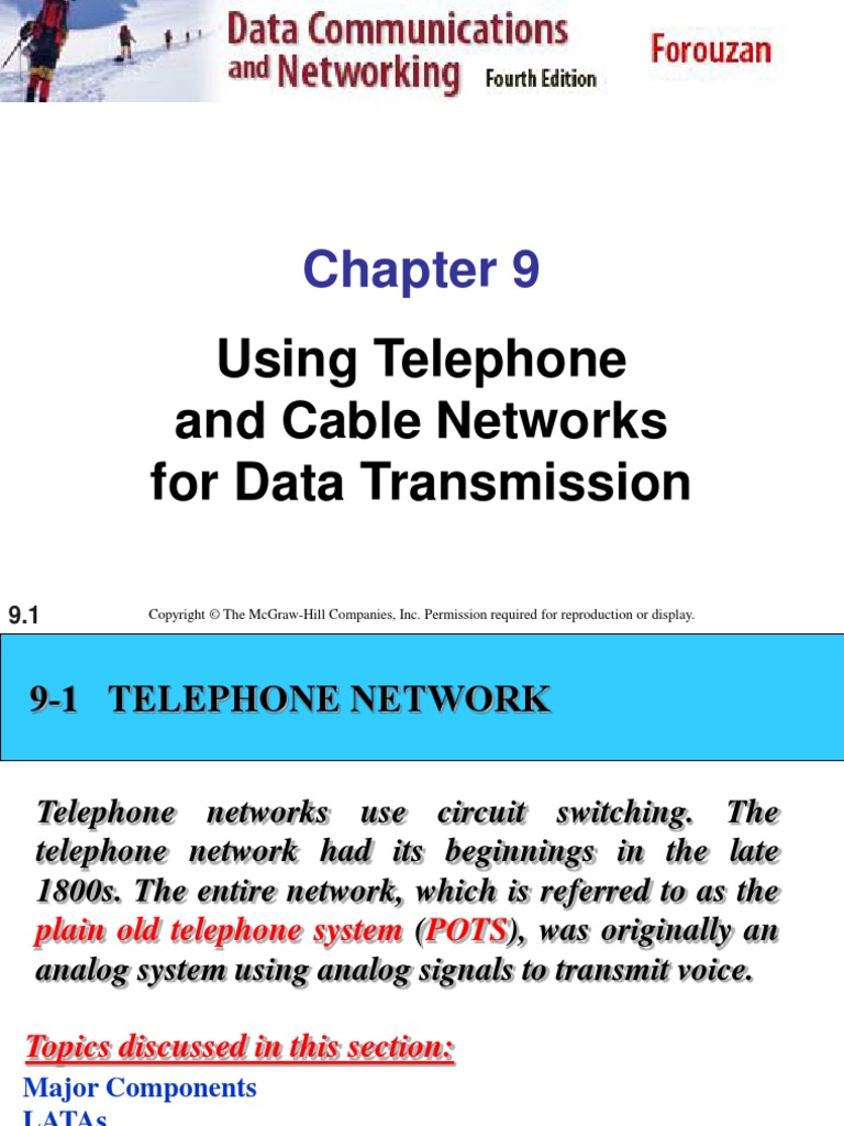ch09-SLIDE - (2) Data Communications and Networking by Behrouz A ...