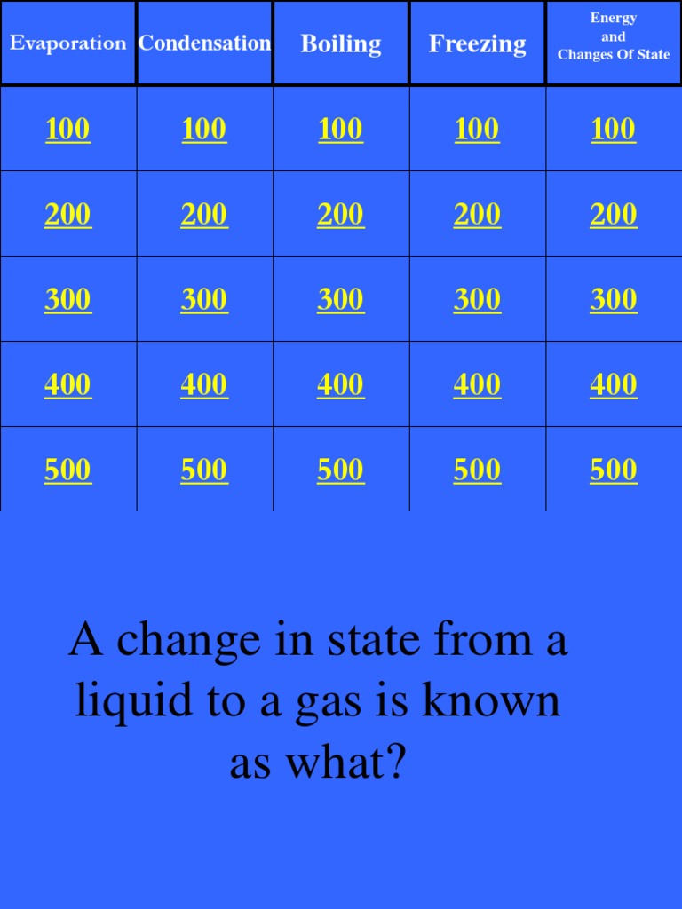 Energy and Changes of State Explained | PDF | Evaporation | Boiling