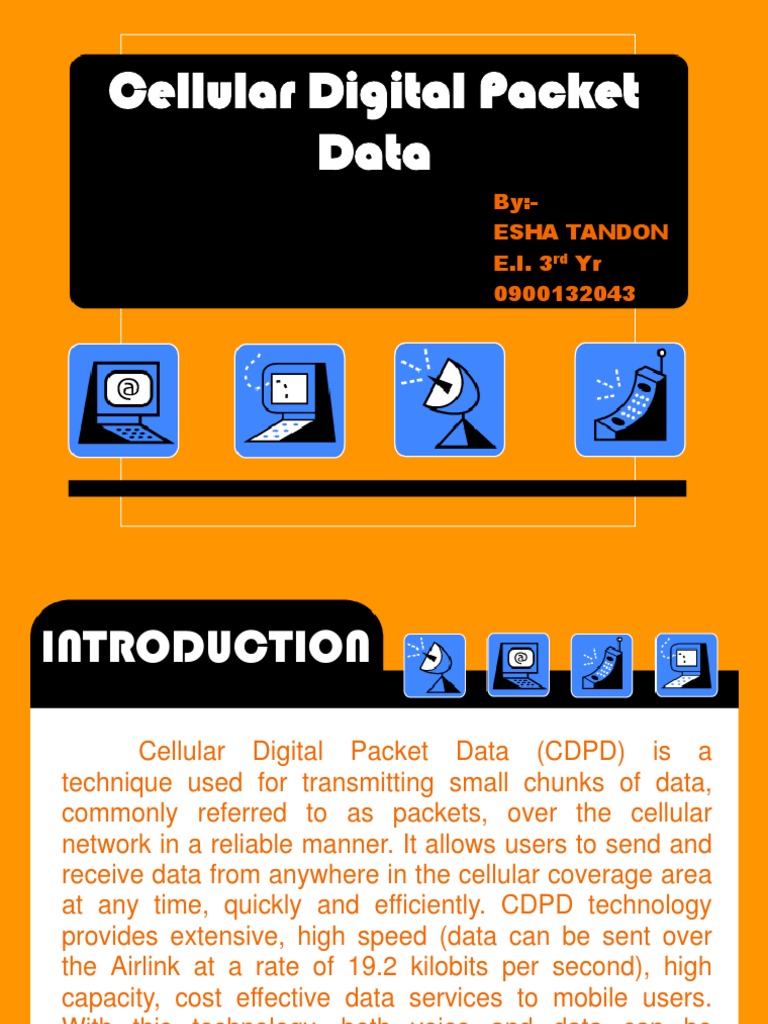 Cellular Digital Packet Data | PDF | Network Packet | Computer Network