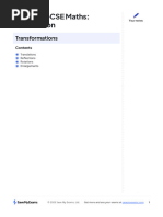 Geometry Transformations Lesson Plan | PDF | Shape | Geometry