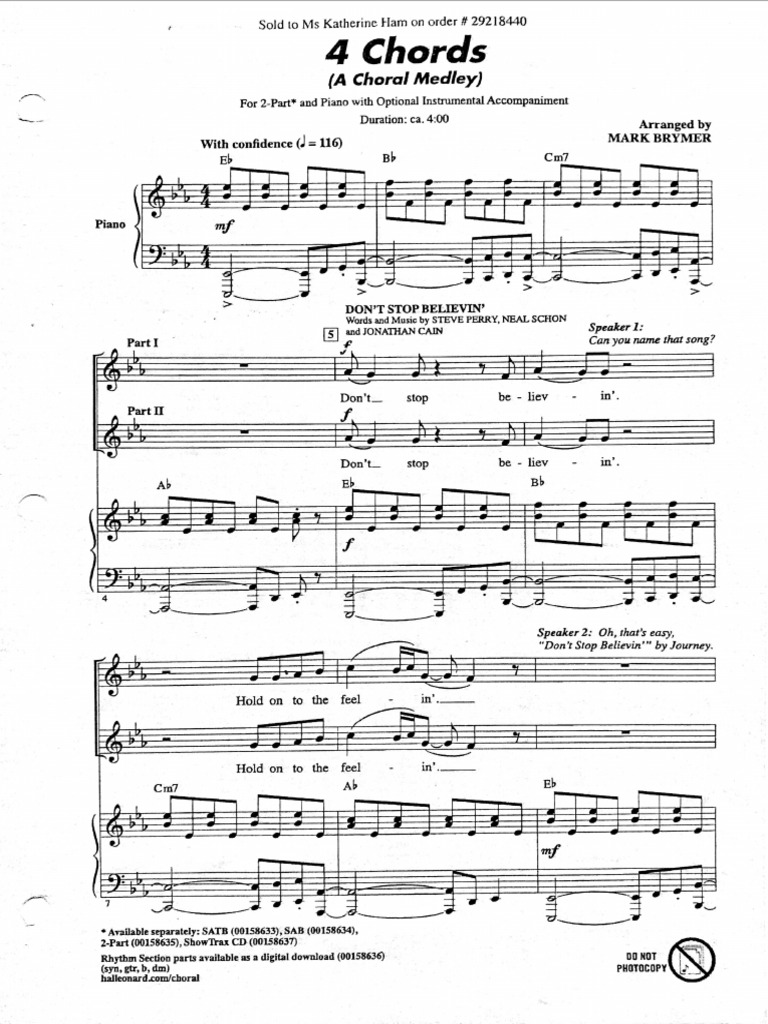 Four Chords | PDF