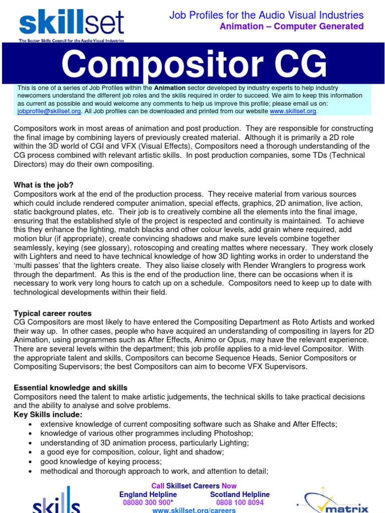Compositor | PDF | Computer Graphics | Computer Animation