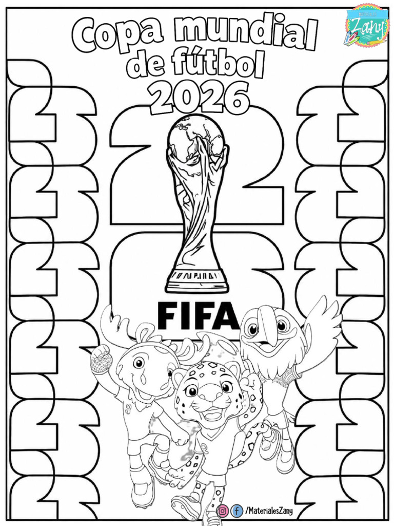 Copa mundial fútbol 2026 - Materiales Zany | PDF