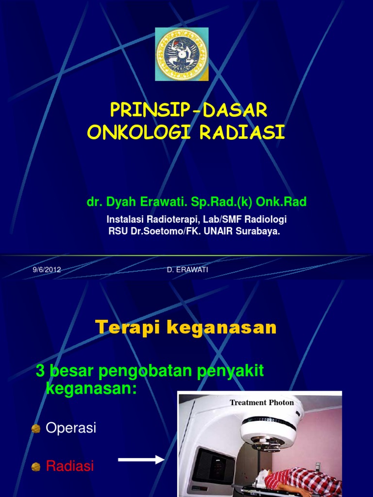 Prinsip Dasar Radioterapi | PDF