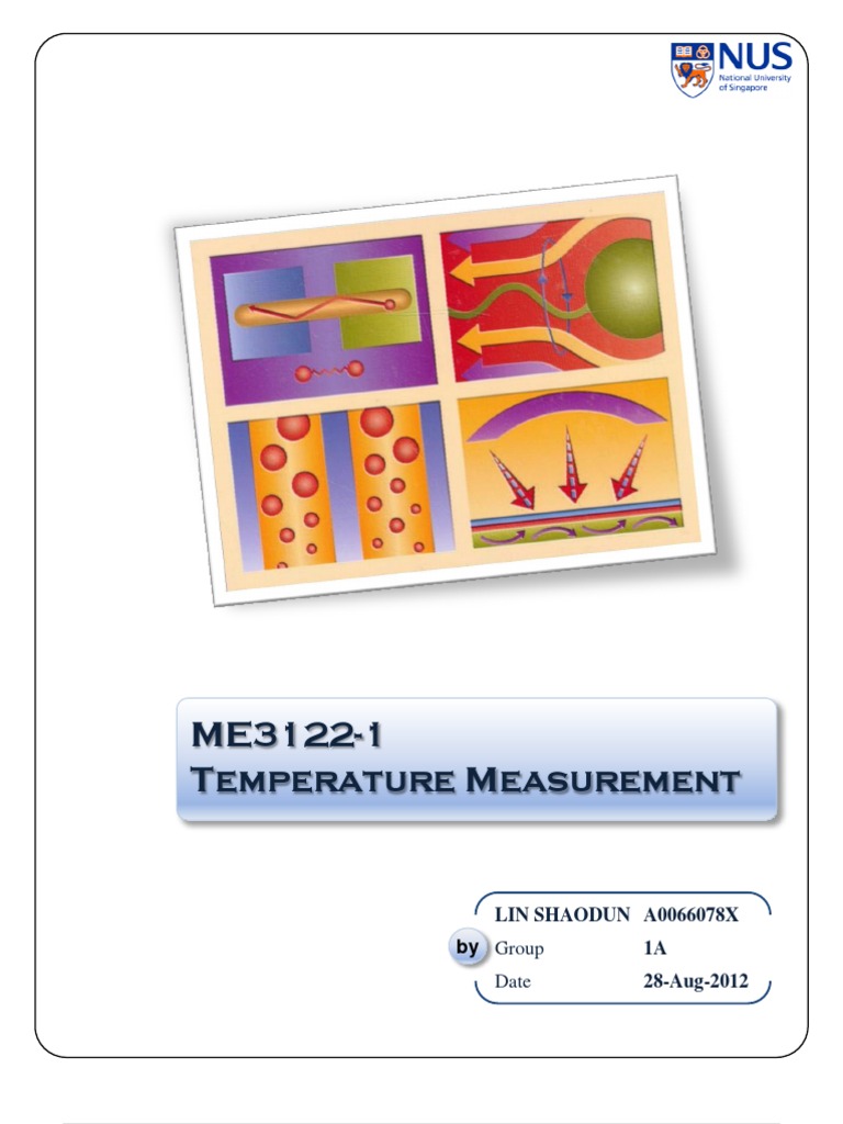 Temperature Measurement Experiment Analysis | PDF | Sensor | Thermocouple