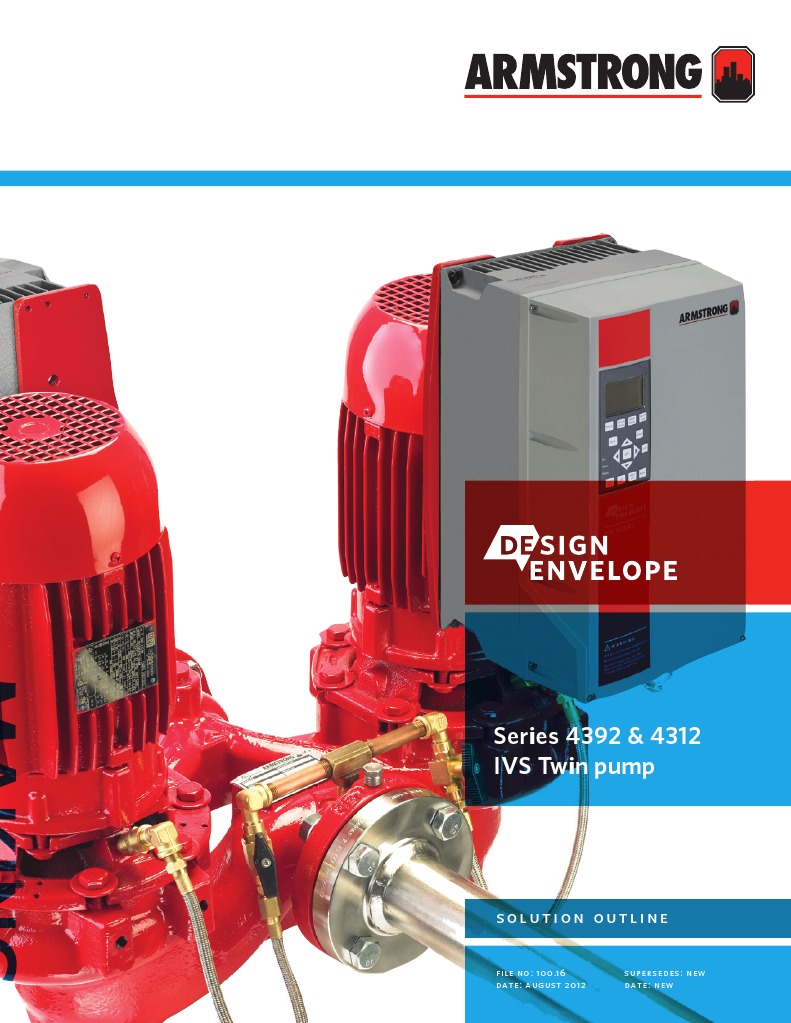 Armstrong Design Envelope Twin Pump Solution Outline Brochure | PDF