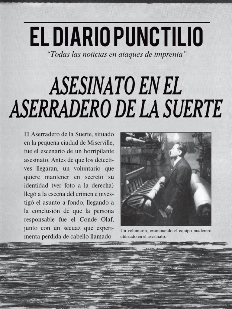 Jacques Snicket - Lemony Snicket: La Autobigrafía No Autorizada | PDF ...