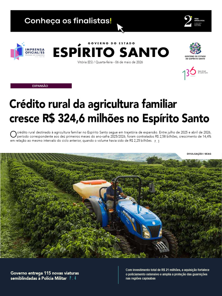 Diario Oficial 2026-05-06 Completo | PDF | Crédito | Finanças e ...