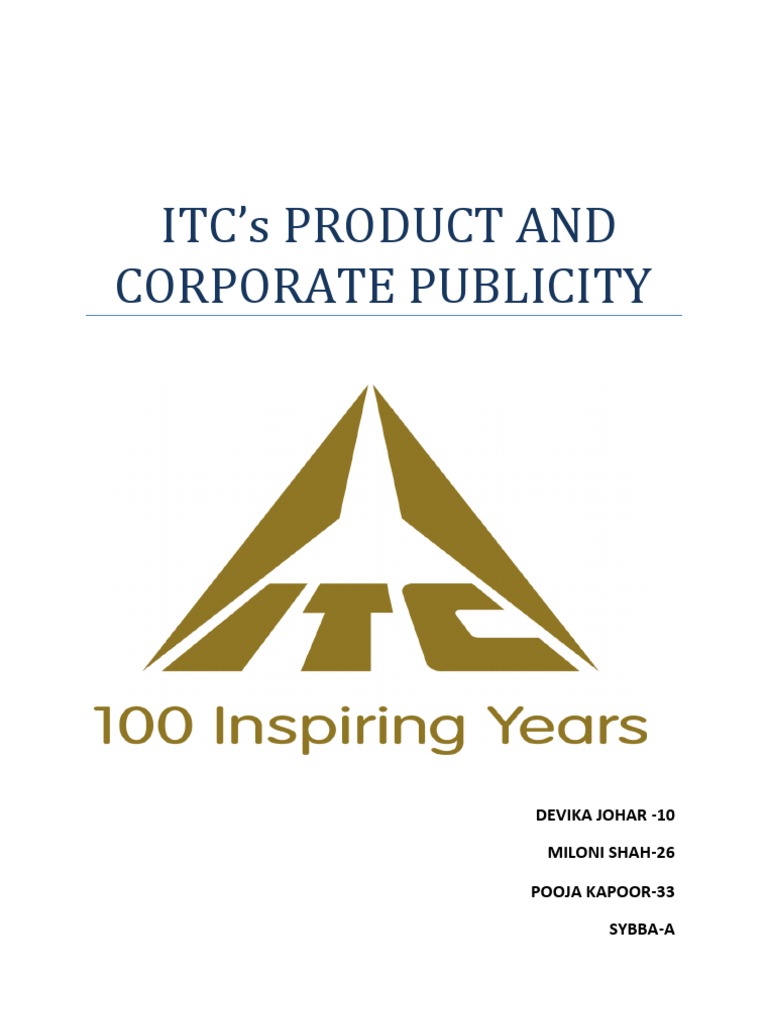 Itc History and Evolution | PDF | Brand | Agriculture