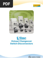 L&T CHANGEOVER SW C-Line Catalogue PDF | PDF | Switch | Fuse (Electrical)