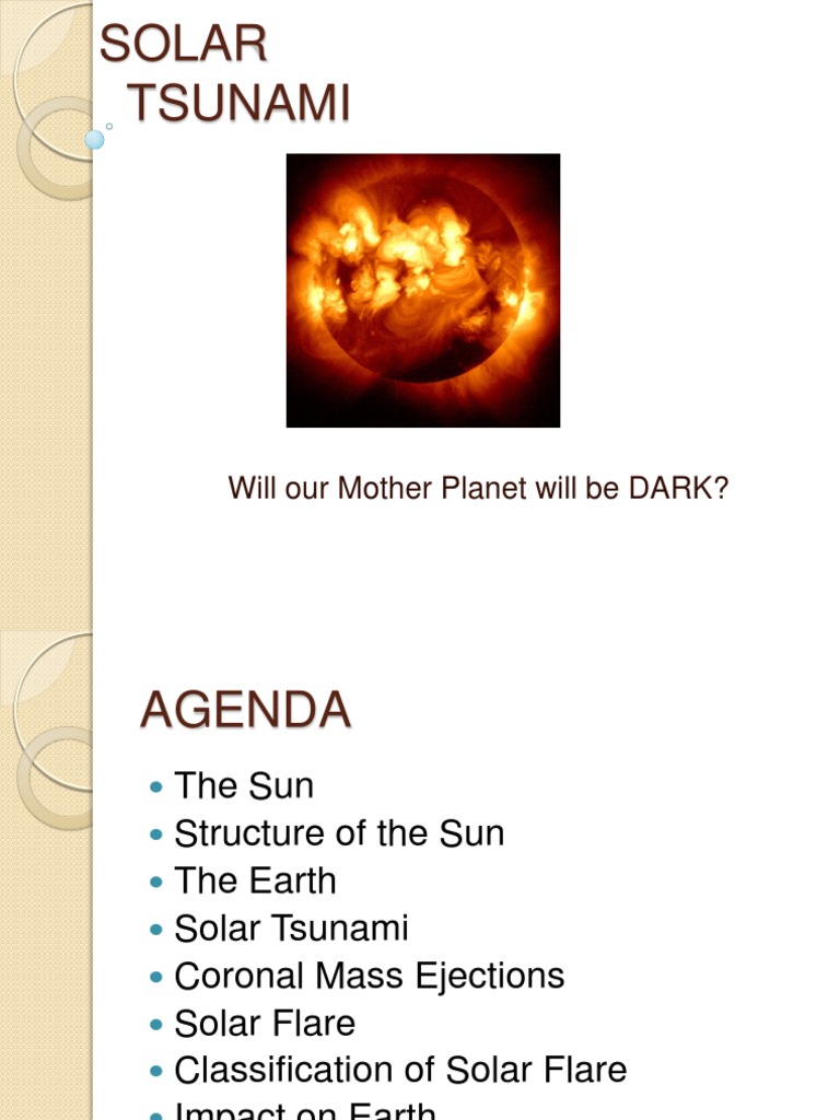 Solar Tsunami | PDF | Solar Flare | Sun