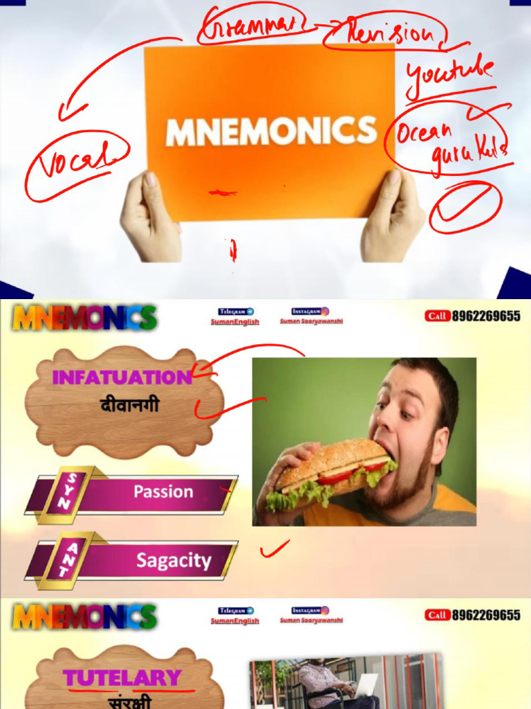 Mnemonics Class 21 2025-09-26 | PDF