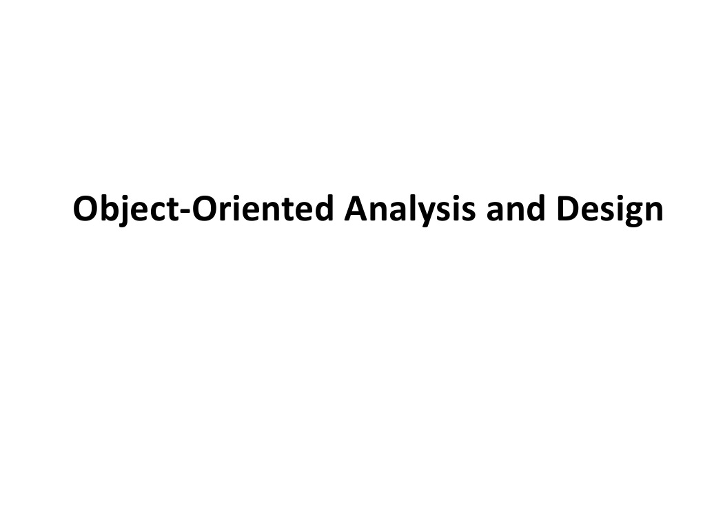 OOAD | PDF | Conceptual Model | Unified Modeling Language OOAD | PDF | Conceptual Model | Unified Modeling Language