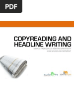 Steps in Copyreading & Headline Writing | PDF | Copy Editing | Mass Media