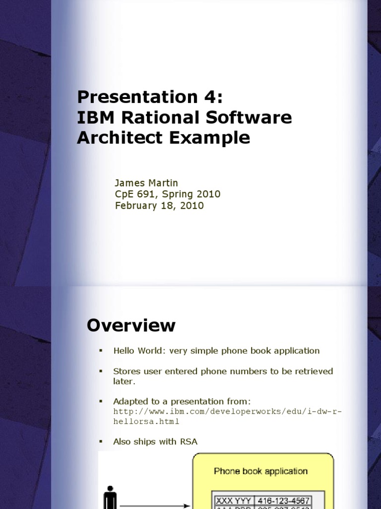 IBM Rational Software Architect - Presentation04 | PDF | Use Case | Unified Modeling Language