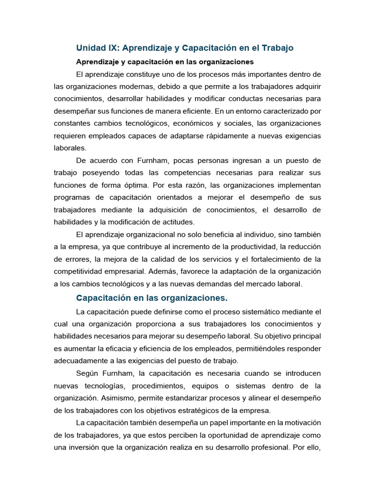 Unidad 9. pdf para Gamma | PDF | Aprendizaje | Evaluación