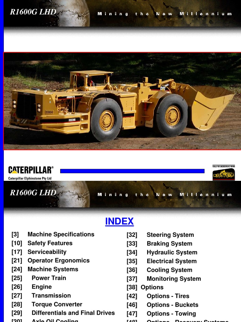 Caterpillar r1600g LHD | PDF | Transmission (Mechanics) | Automatic ...