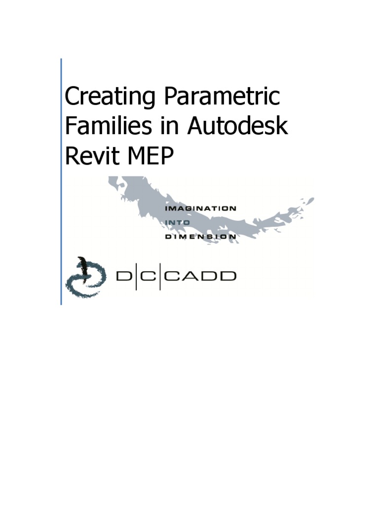 Revit MEP: Parametric Family Guide | PDF | Autodesk Revit | Computing And Information Technology