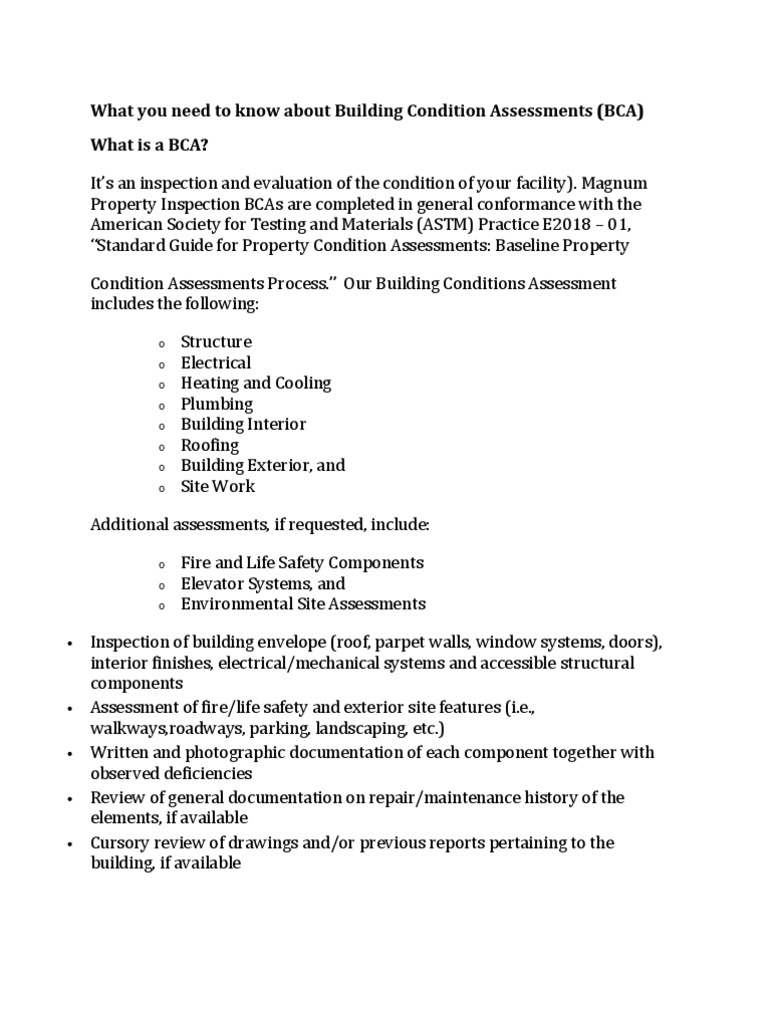 What You Need to Know About Building Condition Assessments | Safety | Loans