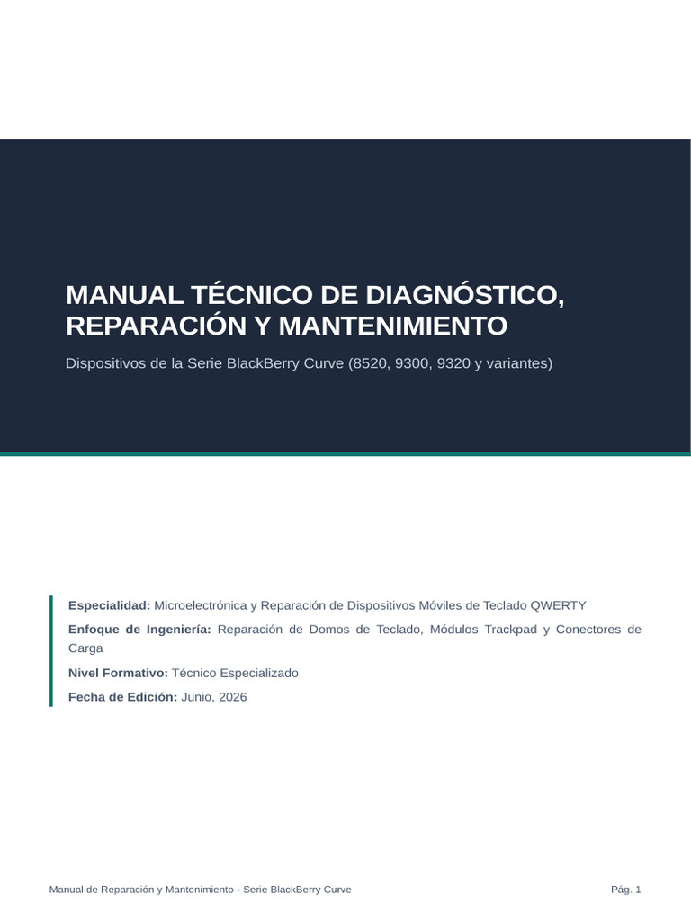 Manual_Tecnico_BlackBerry_Curve | PDF | Teclado | Mora