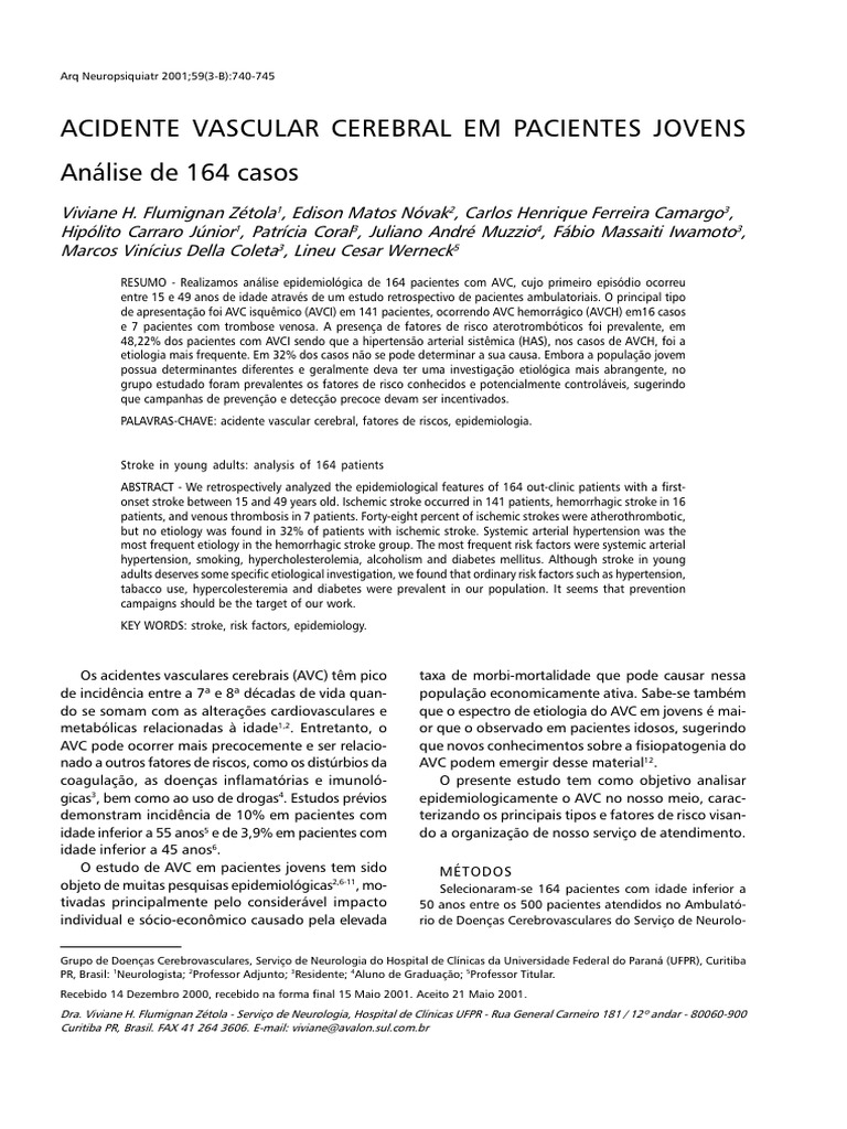 artigo AVC | PDF