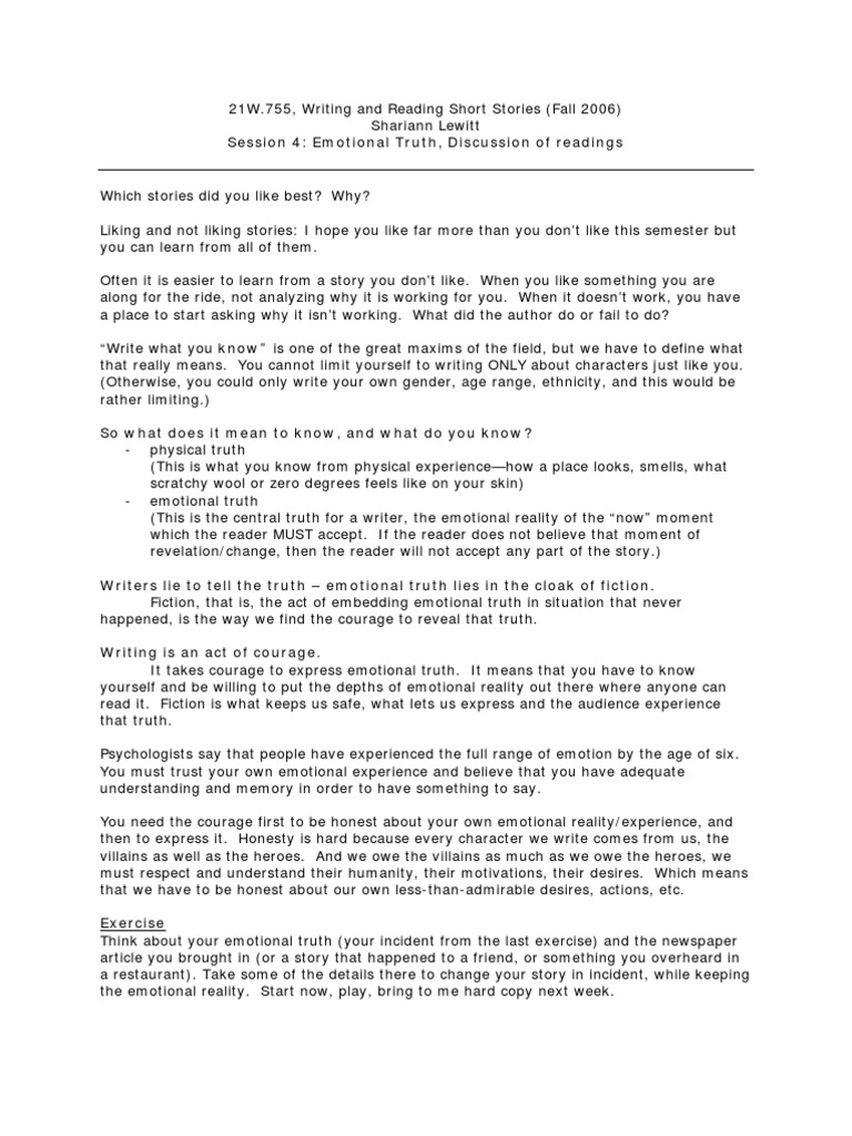 MIT Lecture Note 5 | Download Free PDF | Emotions | Truth