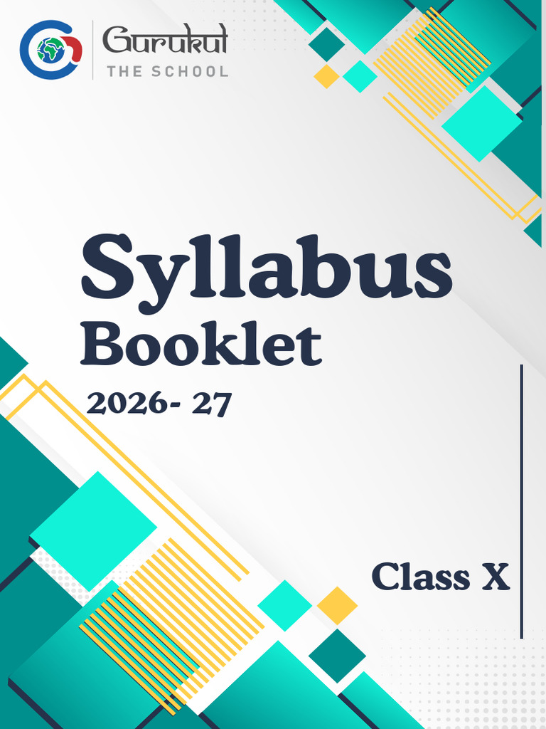 Syllabus Booklet X 2026-27 | PDF