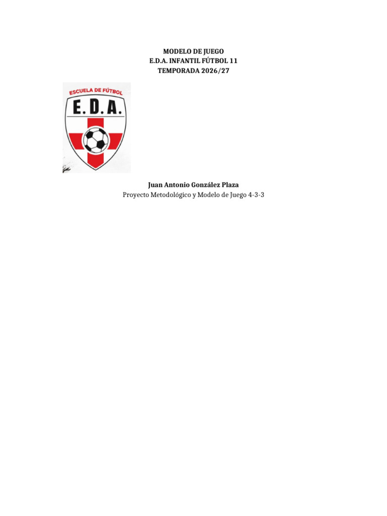Proyecto Modelo Juego EDA 2026 27 | PDF