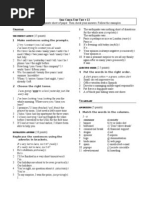 South Australian Spelling Test Form B | PDF