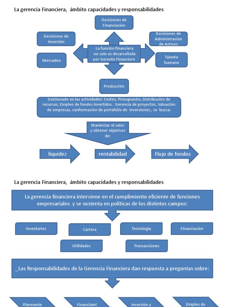 Mapa Conceptual Modulo 1 Gerencia Financiera | PDF