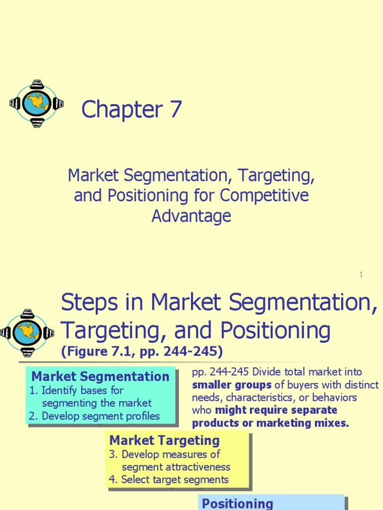 07 - Market Segmentation Positioning and Targeting | PDF | Market ...