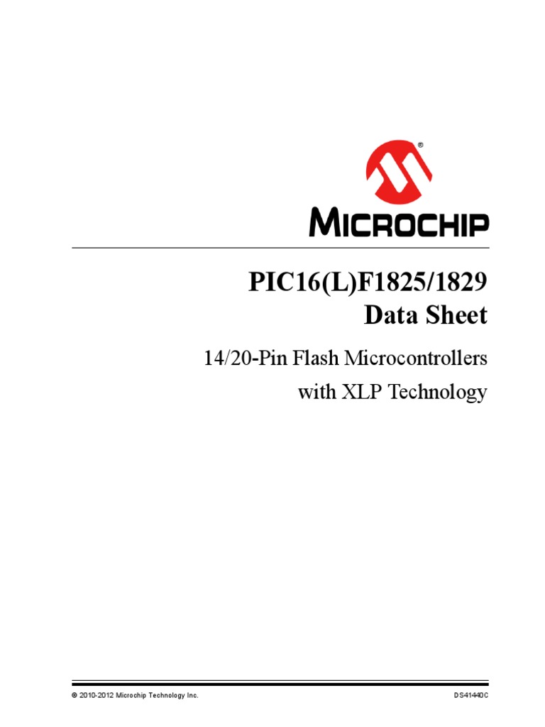 Pic 16F1829 | PDF | Manufactured Goods | Computer Hardware