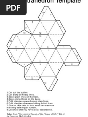 Tetrahedron Template