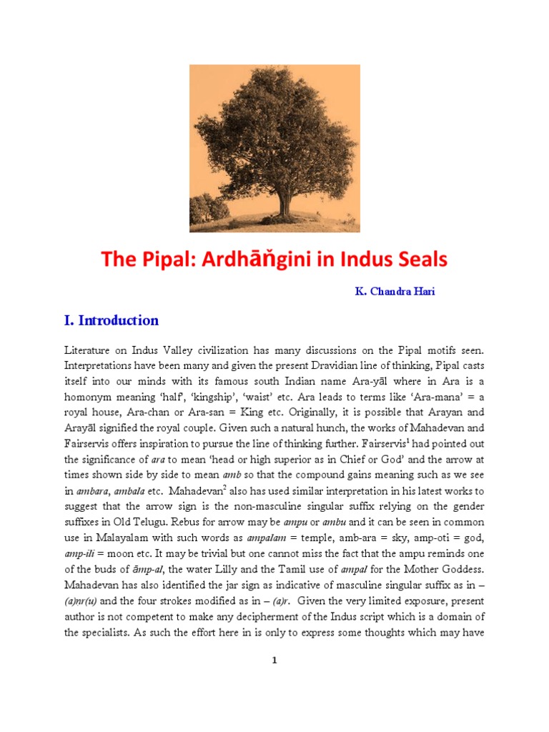 Ardhangini in Indus Seals | PDF | Yoga | Zodiac