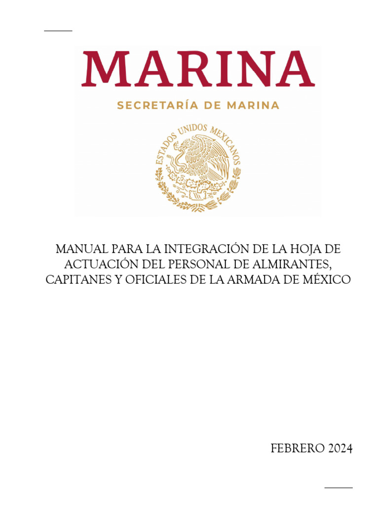 A. Manual Para La Integración Del Memorial de Servicios Del Personal de ...