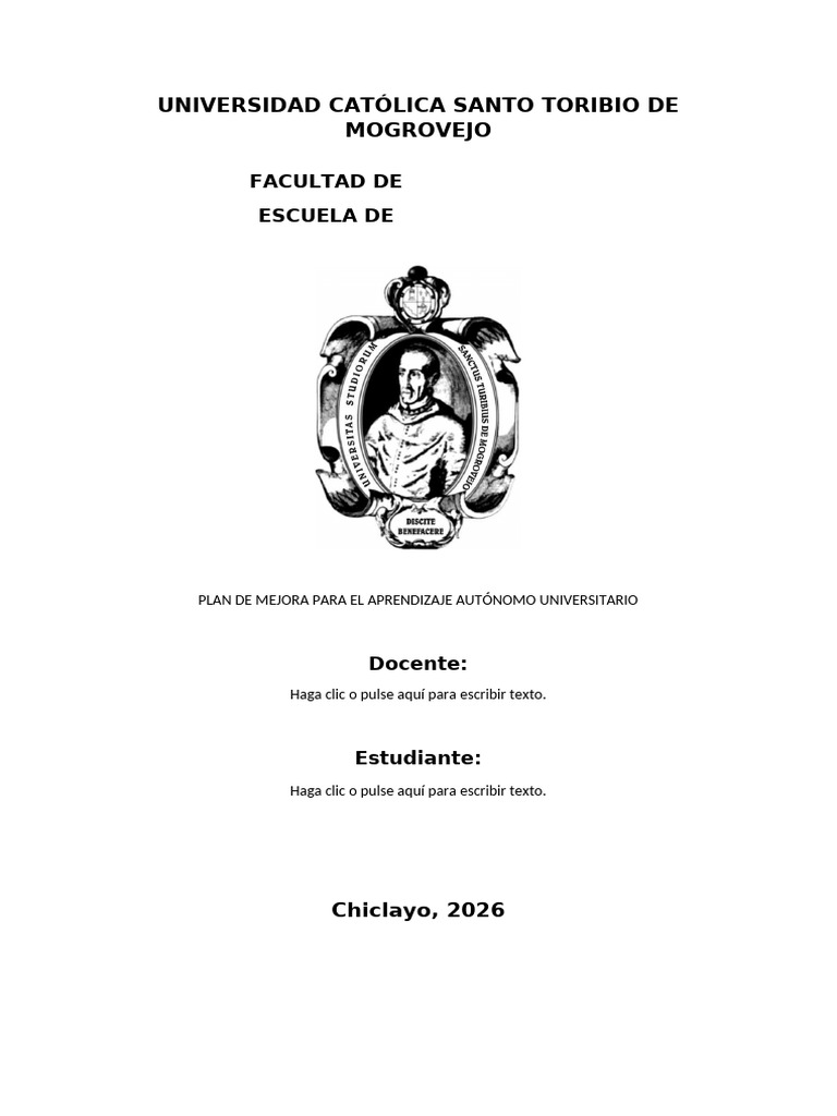 Plan de Mejora 2026 (7) | PDF | Aprendizaje | Modificación de ...