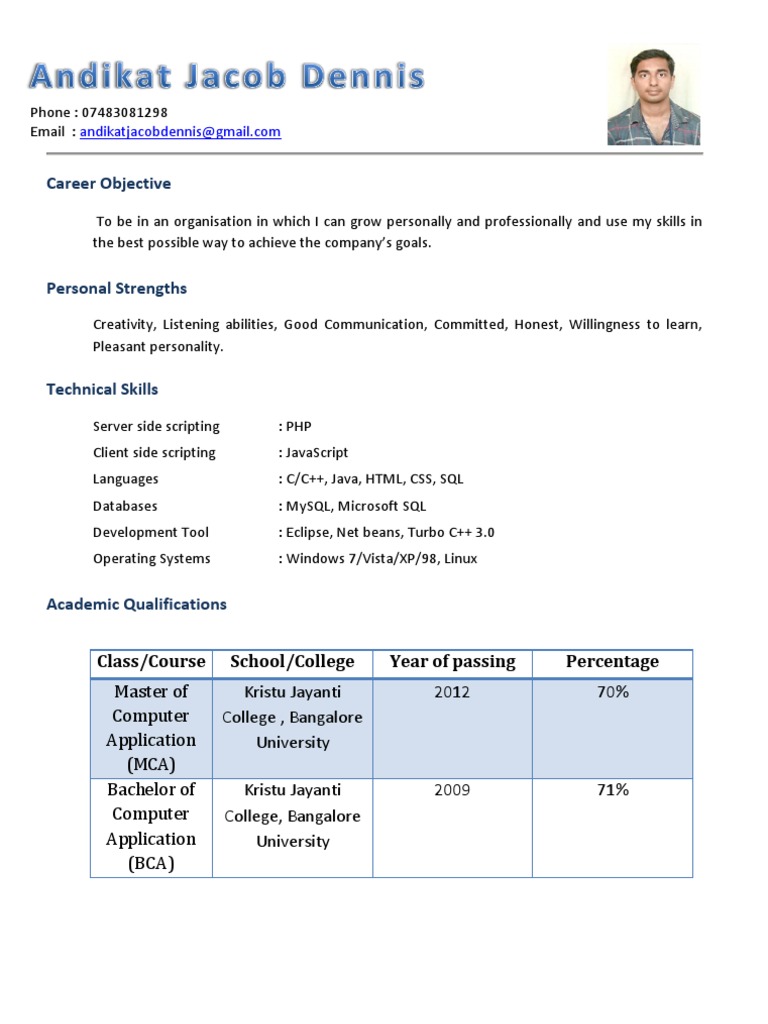 Dennis CV | PDF | Operating System | Php