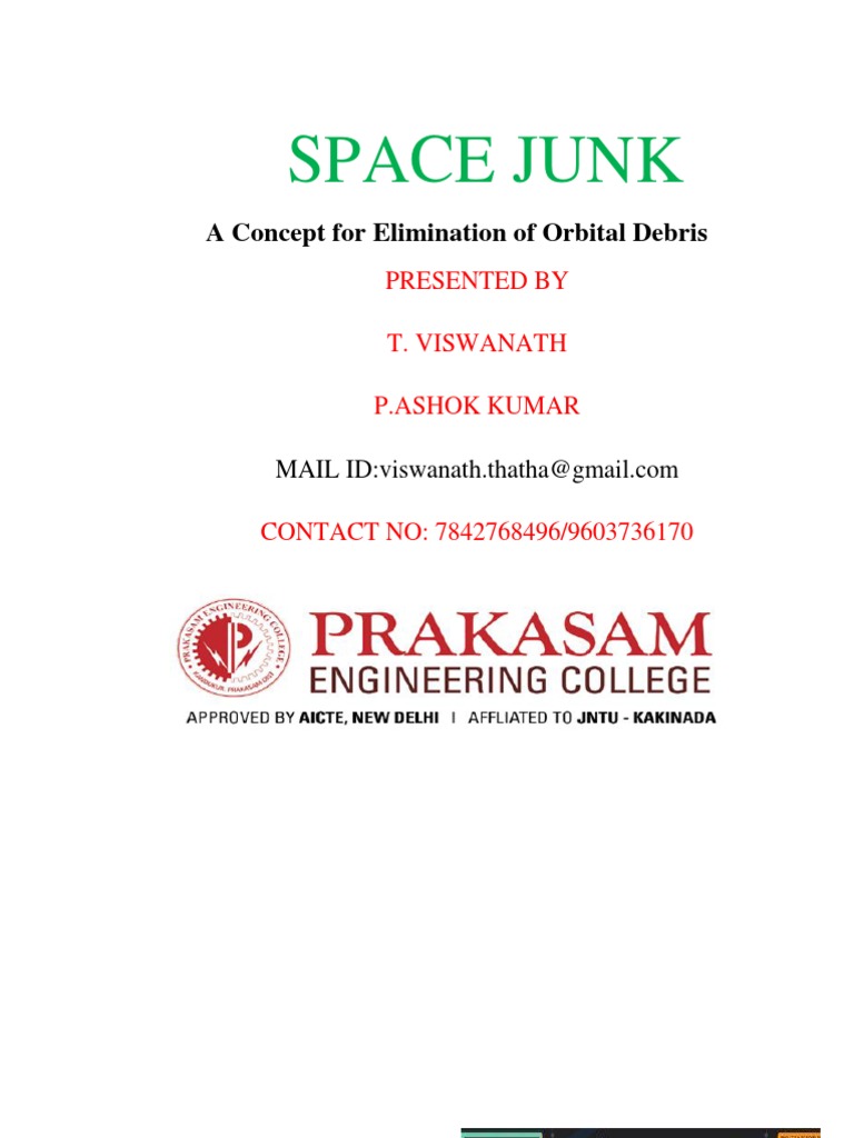 Space Junk Poster | Download Free PDF | Space Debris | Satellite