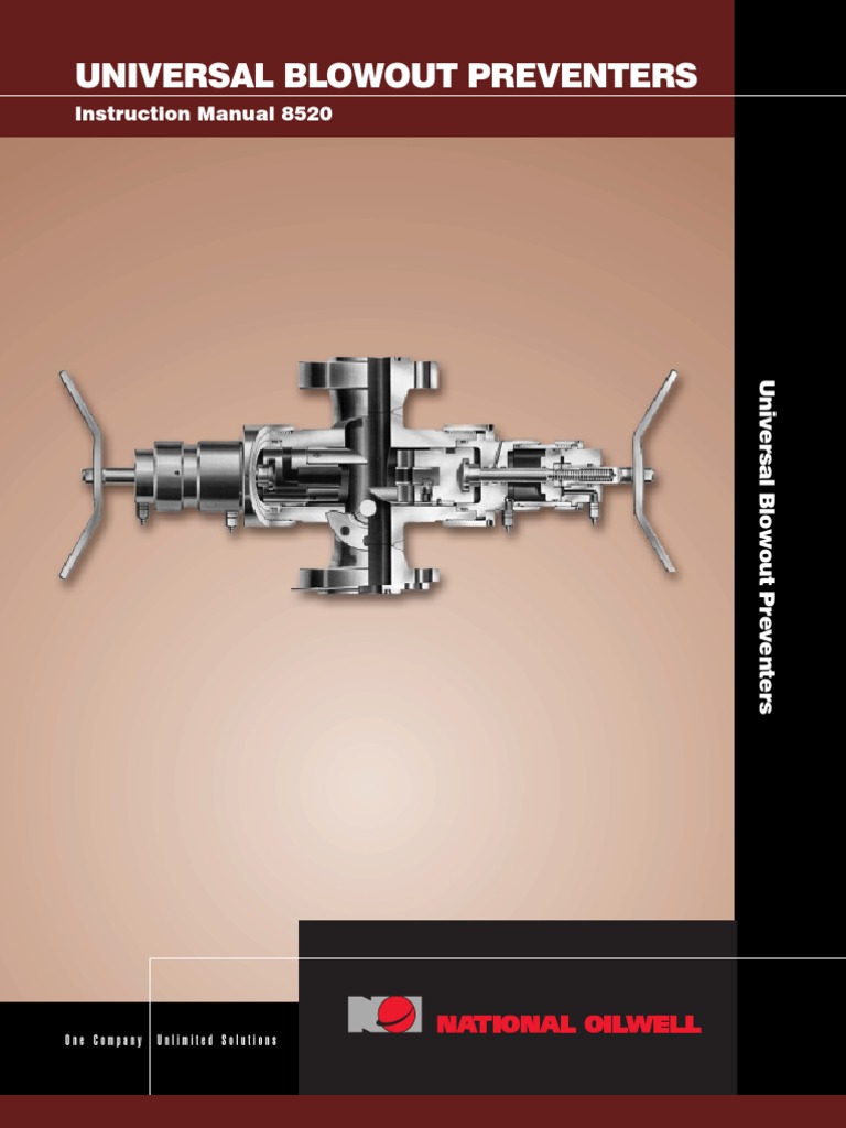 Universal Blowout Preventers: Instruction Manual 8520 | PDF | Valve ...