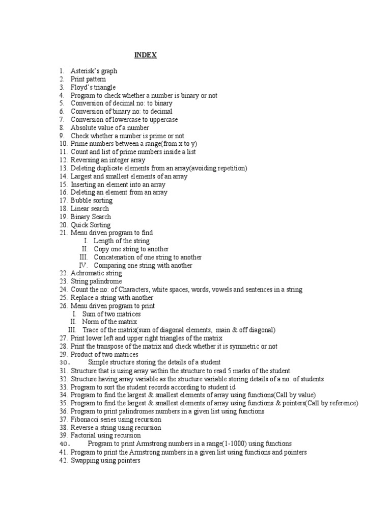Pgms Pdf String Computer Science Matrix Mathematics