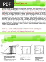 Water Walls: Passive Solar Solutions | PDF | Solar Energy | Heat