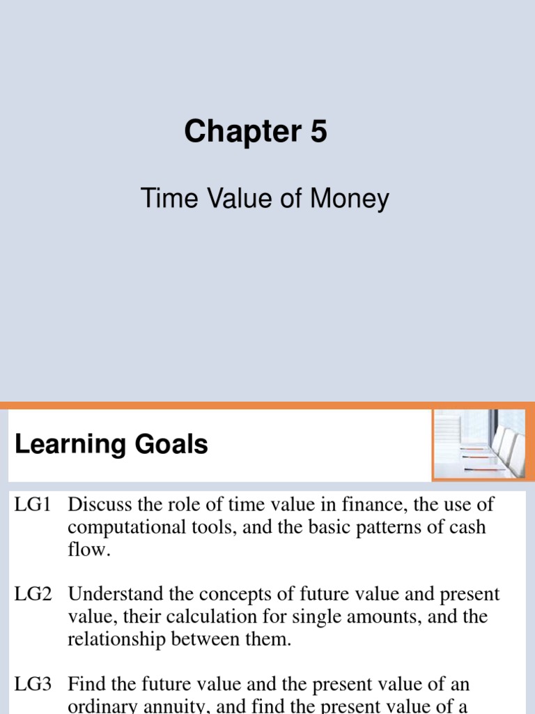 Chapter 05 Slides | PDF | Present Value | Time Value Of Money