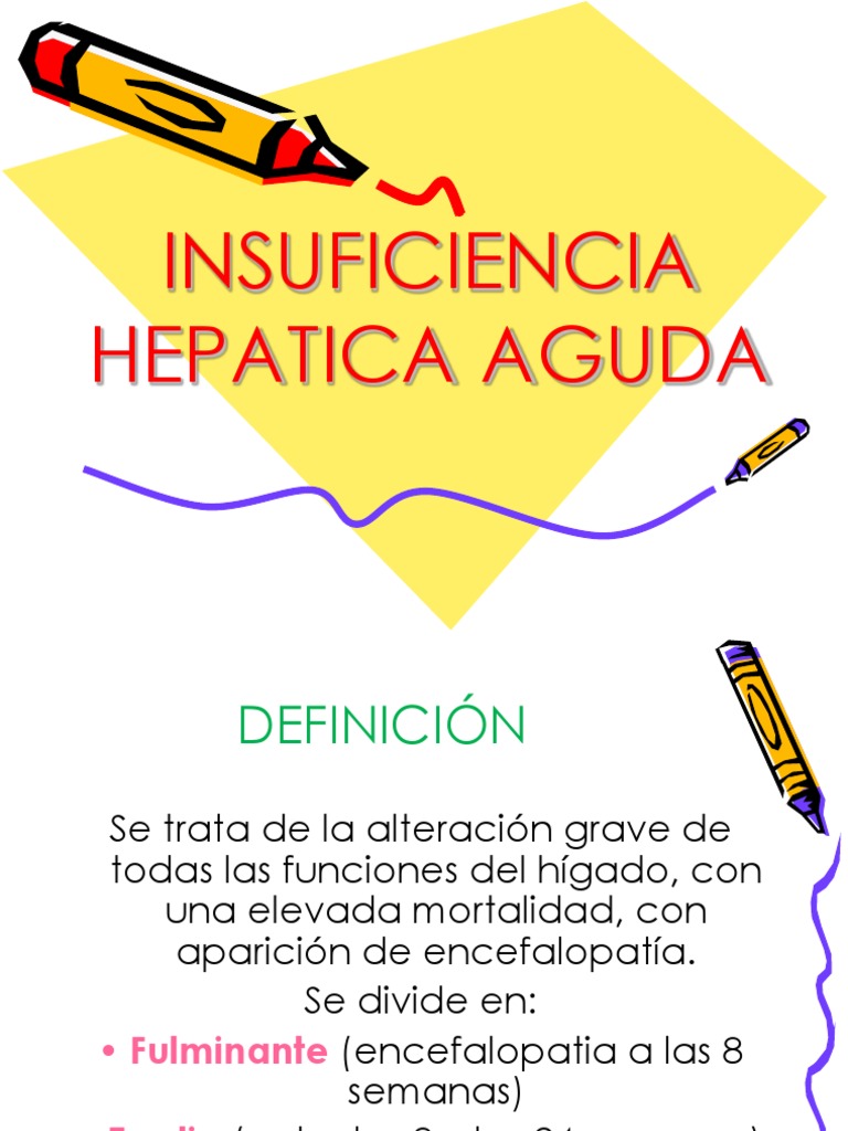 Insuficiencia Hepática Aguda: Definición y Causas | PDF | Hepatitis ...