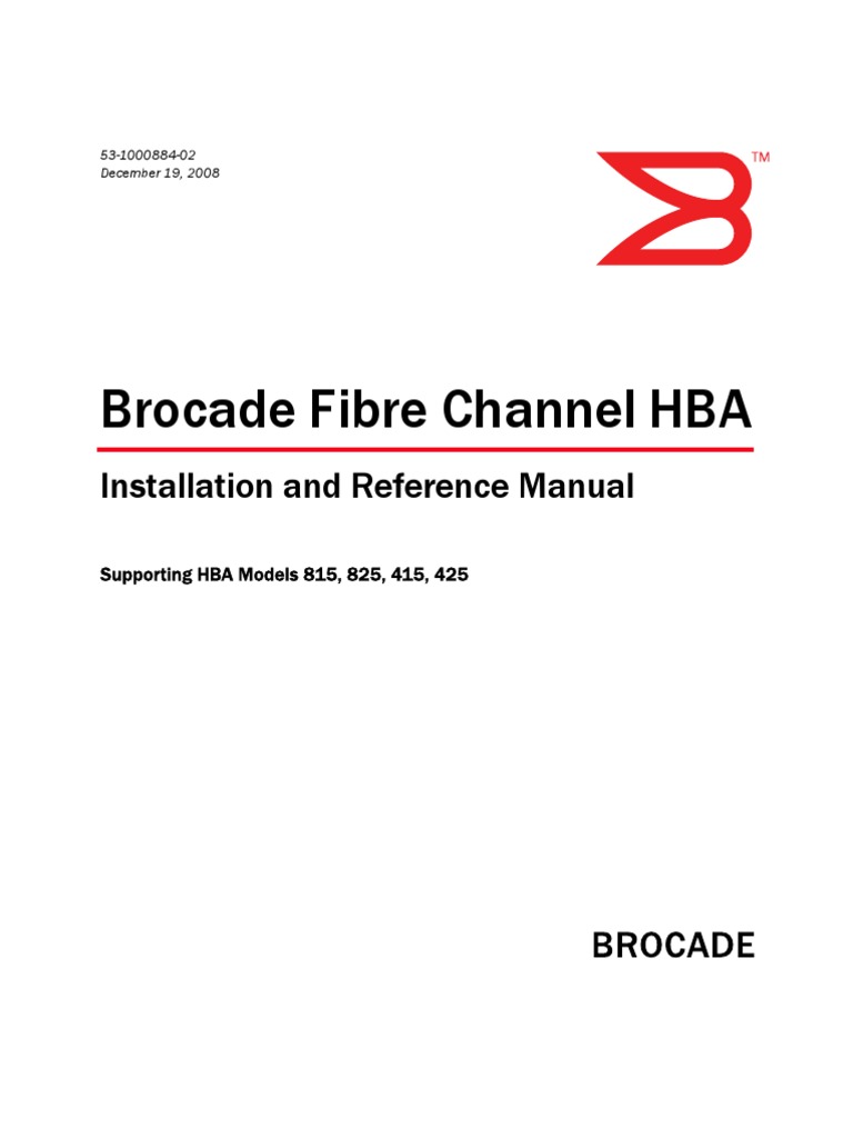 HBA Install and Reference Manual | PDF | Hyper V | Device Driver