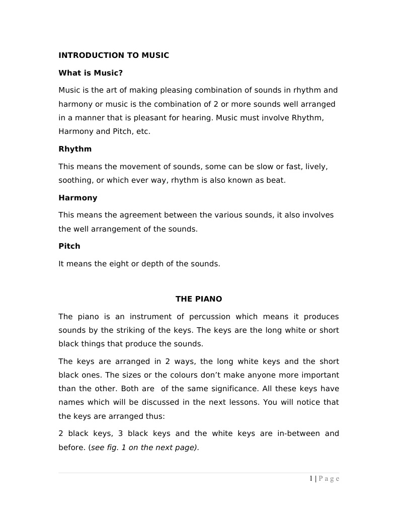 Piano Key Identification Guide | PDF | Piano | Performing Arts